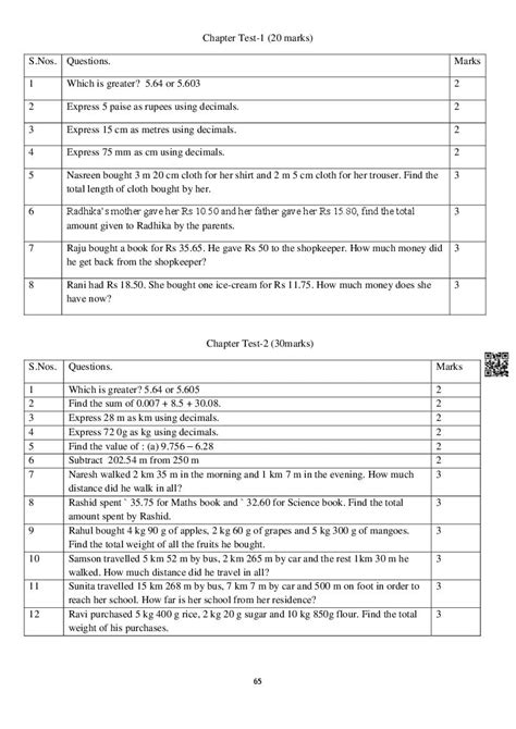 Class 6 Maths Notes For Decimals Pdf Study Material Aglasem