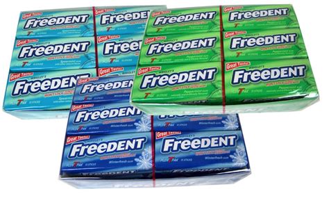 Freedent Gum Bonus Pack 12ct Choose Flavor Gum Pack Of Gum Spearmint