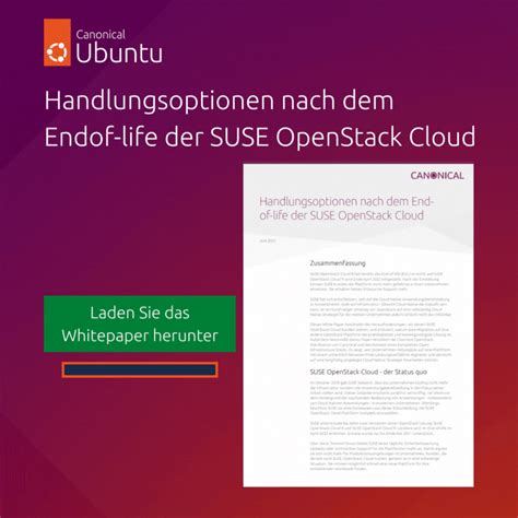 Canonical Auf Linkedin Suse Openstack Eol Depdf