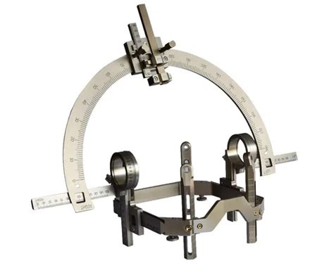 Stainless Steel And Aluminum Alloy Brain Stereotactic System For