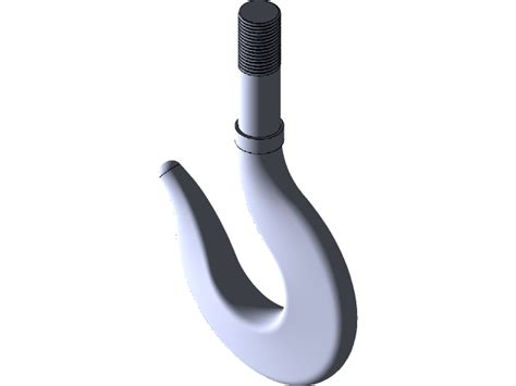 Hook Block Assembly D CAD Model Library GrabCAD