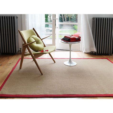 Sisal Linenred — Woven Rugs