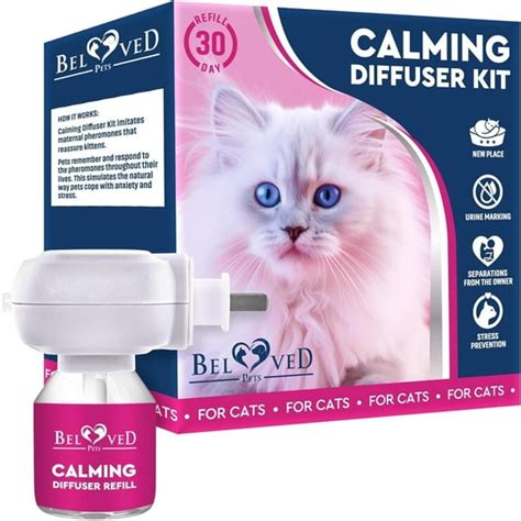Beloved Pets Cat Calming Diffuser Anti Anxiety And Stress Relief Helps