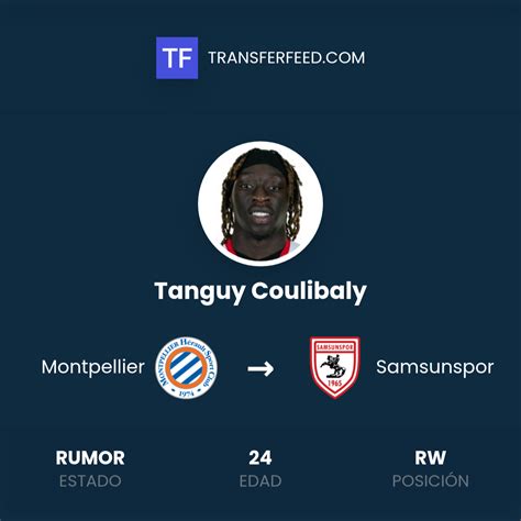 Fichaje De Tanguy Coulibaly Montpellier A Samsunspor Transferfeed