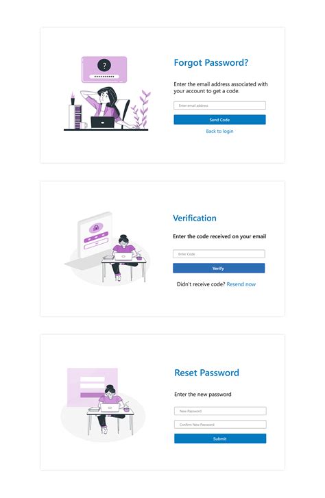 Forgot Password Flow Behance
