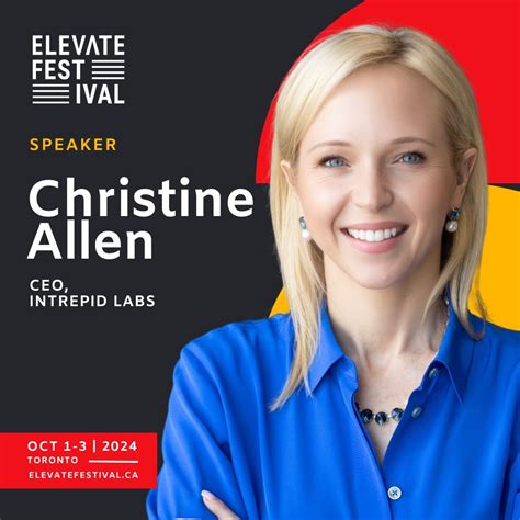Dr Christine Allen On Linkedin Elevatefest2024 Innovation Toronto