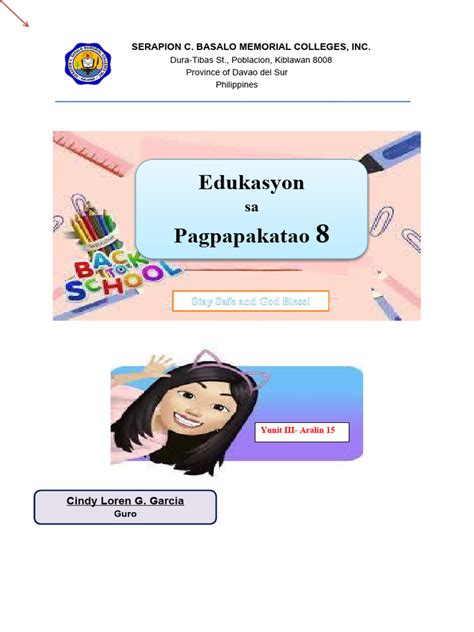 Final Module In Esp 8 Final Na Gyod 2 Jan 13 Pdf