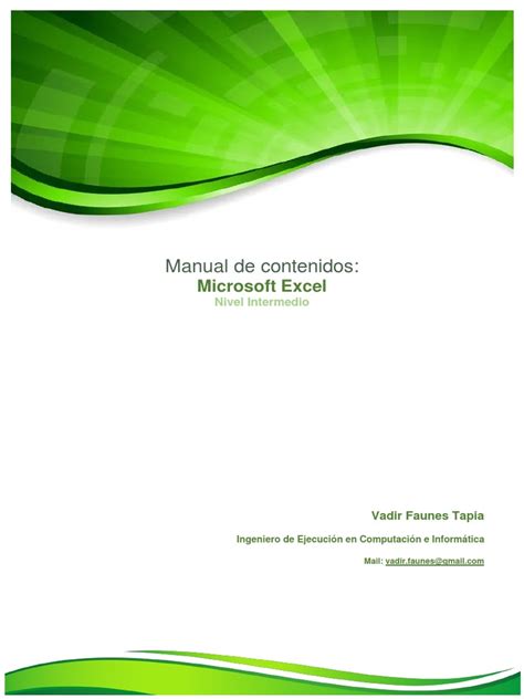 manual de microsoft excel vadir descargar gratis pdf microsoft excel hipervínculo