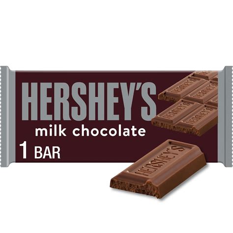 Hersheys Milk Chocolate Candy Bar 1 55 Oz