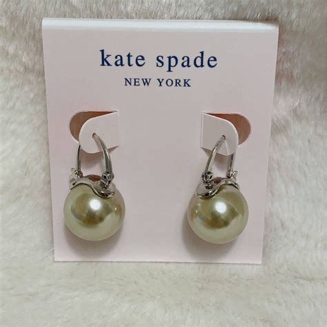 Yahooオークション Kate Spade ケイトスペード 大粒パール ピアス Yahooオークション Kate Spade ケイトスペード 大粒パール ピアス