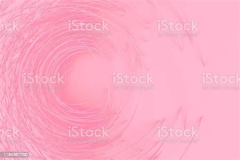 많은 분홍색 원의 디지털 배경이 서로 다른 각도로 회전하여 빈 공간 3d 일러스트레이션 을 중심으로 프레임을 형성합니다 가능성에 대한 스톡 사진 및 기타 이미지 Istock