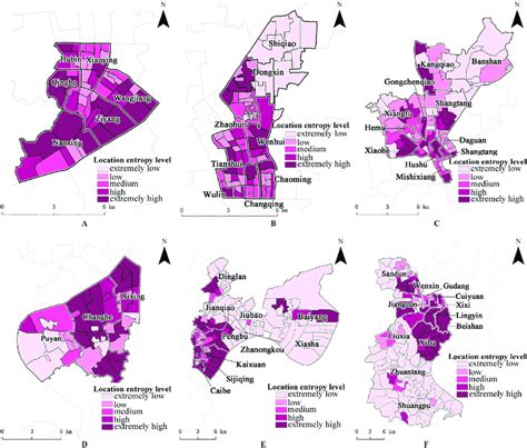 Distribution Pattern Of Location Entropy In Each District A Download Scientific Diagram
