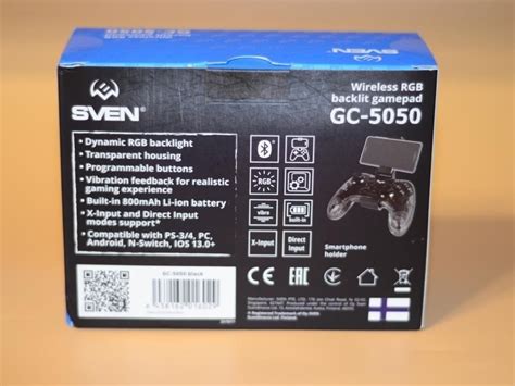 Обзор беспроводного геймпада Sven Gc 5050 с поддержкой Windows Ios Android Ps3 4 N Switch