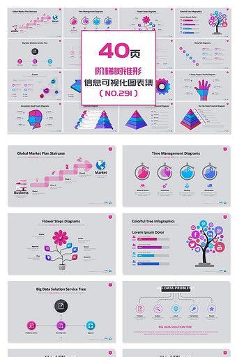 Creative Tree Cone Information Visualization