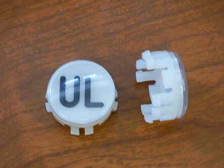 Insert Button And Cap Marked Ul Normal Height Adams Asa452a Ca Series