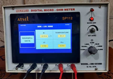 Digital Micro Ohm Meter Dm 181hmi At Best Price In Ambala