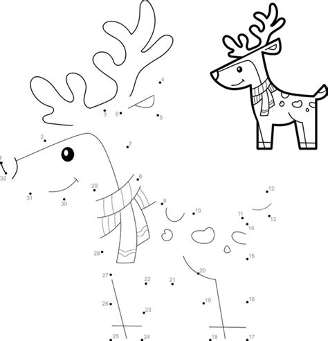 2619개의 Dotted Reindeer 이미지 스톡 사진 3d 오브젝트 벡터 Shutterstock