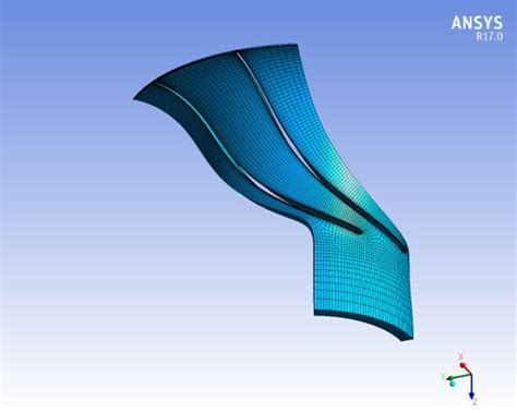 3d Mesh Generation For Turbine Rotor Blade Download Scientific Diagram