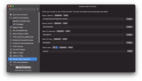 Number Base Converter Online Devutilsapp