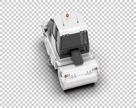 Premium Psd Compactor Isolated On Background 3d Rendering Illustration