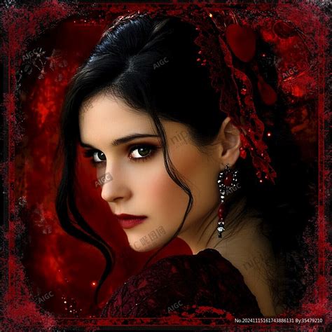 Ai创作图红衣美人插画 鼠绘美女 写实人物插画 写实手绘美女 鼠绘古代美女 极品古典美女设计 Cg头像 西方美女手绘 Cg美女 暗红色主题 罗马贵妇人头像 鼠绘美女插画 红衣少女设计古风 高清