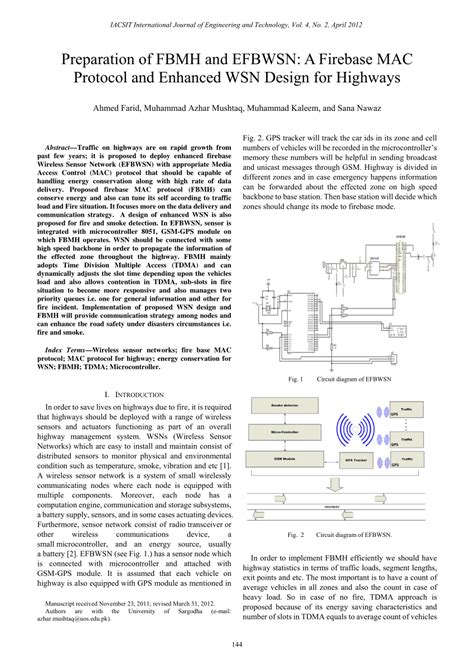 PDF Preparation Of FBMH And EFBWSN A Firebase MAC Protocol And