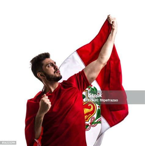 페루 팬 흰색 바탕에는 축 하 하는 스포츠 선수 Championship에 대한 스톡 사진 및 기타 이미지 Championship 경쟁 국가 대표 Istock