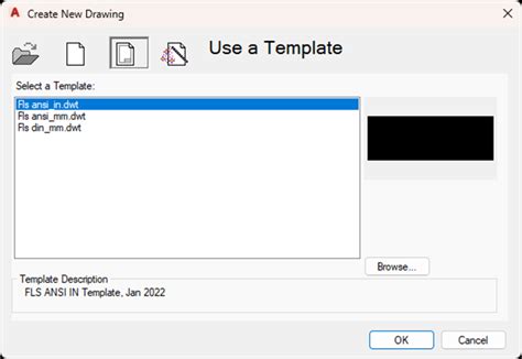 How To Show The Old Drawing Template Dialog In Autocad 2024 Products