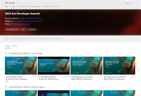 Enhancing The Consumption Experience Of Esri Devsummit Videos