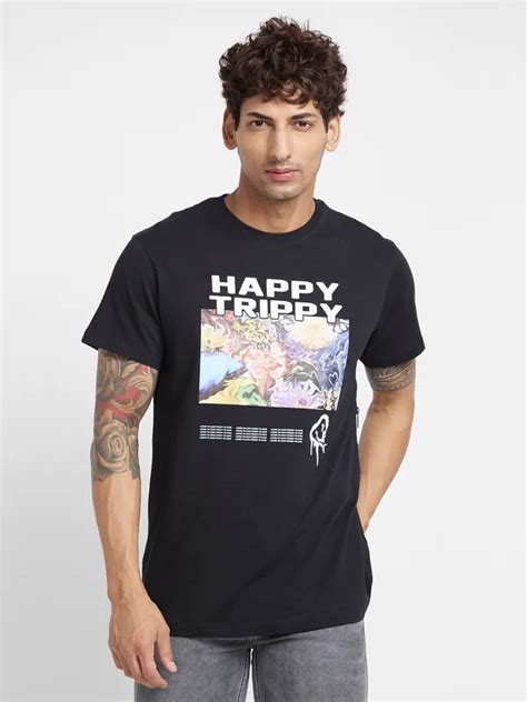 Being Human Men T Shirts Black