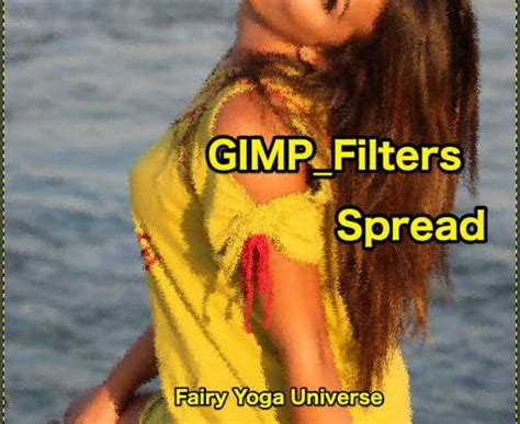 💖gimp For Mac💘gimp フィルター効果 Filters 💚ノイズ（noise） 拡散【spread】default💙wordpressなど画像編集におすすめ フェアリーヨガ