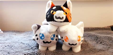 Warrior Cats Inspired Beanie Plushies Mapleshade Snowtuft And Etsy