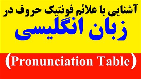 آشنایی با علائم فونتیک حروف در زبان انگلیسی راهنمای تلفظ صحیح