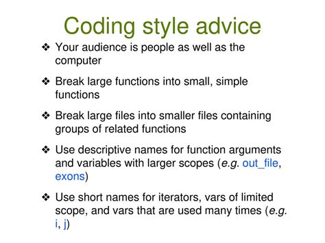 Programming Tips Gs540 January 10 Ppt Download