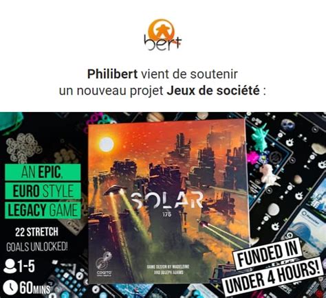 Solar par Cogito Ergo Meeple Page Jeux financés cwowd