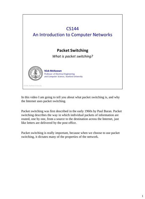 Pdf 3 2 What Is Packet Switching Notes Dokumen Tips