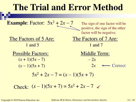 Ppt Chapter 6 Review Factoring I Factoring Polynomials Powerpoint Presentation Id 3303933