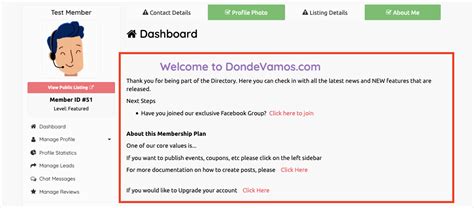 Brilliant Directories Finance Membership Plans Member Dashboard Brilliant Directories