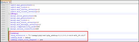 Xdebug Xampp