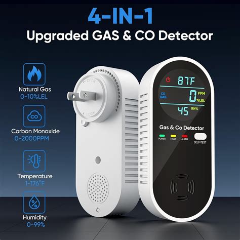 Best 12 Natural Gas Leak Detector And Carbon Monoxide Detectors 4 In