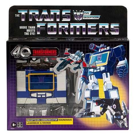 Decepticon Communicator Soundwave Laserbeak Ravage Set Fig G
