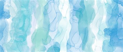 봄과 여름을위한 알코올 잉크 아트가있는 추상적 인 배경 밝은 파란색과 에메랄드 녹색 줄무늬 상쾌한 가로 배너 물과 수영장 개념 0명에 대한 스톡 벡터 아트 및 기타 이미지