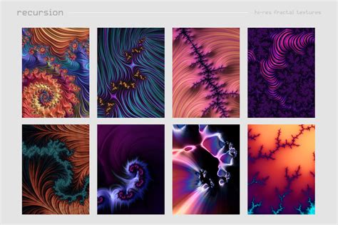 Recursion Hi Res Fractal Textures Chroma Supply