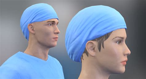 외과 의사 캐릭터 3d 모델 199 Max Fbx Obj Free3d