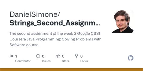 Stringssecondassignmentpart1java At Master · Danielsimonestrings