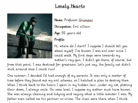 Year 6 Sats Style Comprehension Questions Lonely Hearts Teaching Resources