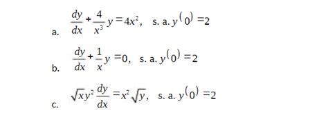 Solved Of The Following ODE Models Determine The Type Of Chegg Com