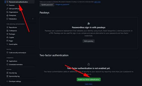 Para seguir usando GitHub como siempre la plataforma de desarrollo te obligará a activar esto