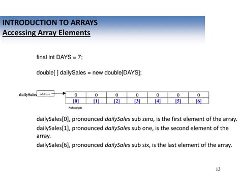 Ppt Arrays Powerpoint Presentation Free Download Id2566443