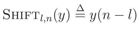Shift Theorem Shift Theorem